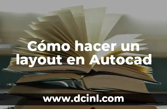 Cómo hacer un layout en Autocad