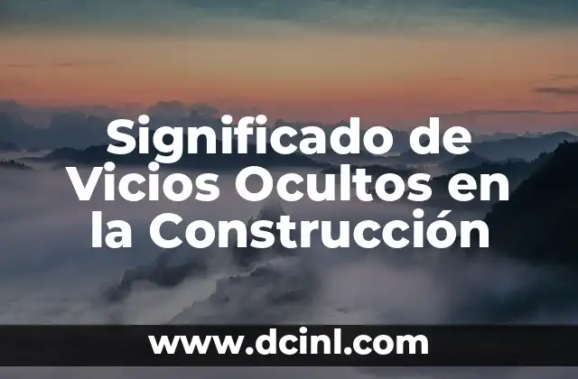 Como Hacer un Cuadro de Construcción, ¿Que es?, Significado