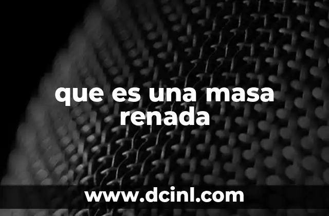 Qué es la Masa Seca en Repostería: Significado, Ejemplos